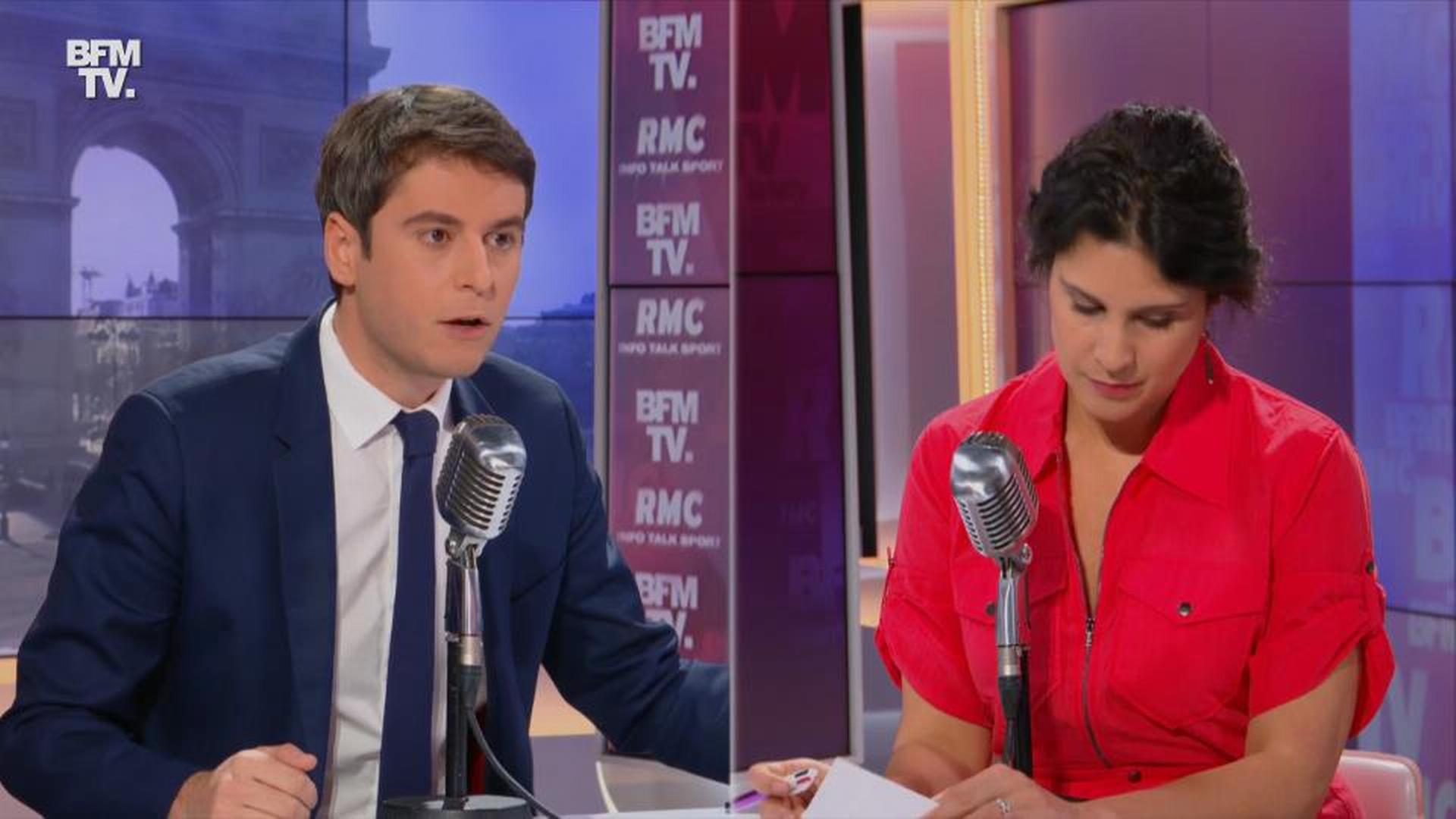 Replay Gabriel Attal face à Apolline de Malherbe : voir l'intégralité ... Replay Gabriel Attal face à Apolline de Malherbe : voir l'intégralité ...